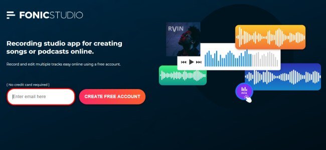Fonic Studio: Online Music Recording Studio Made Easy