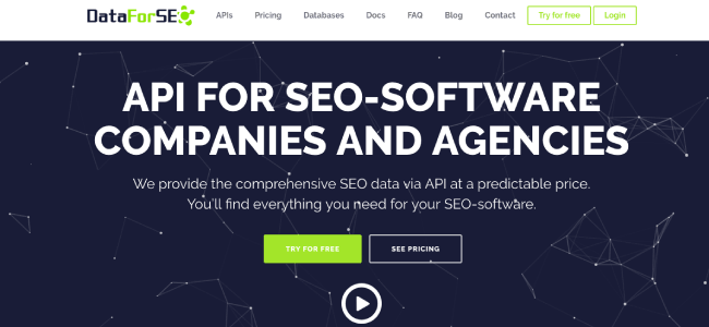 DataForSEO: API For SEO Tool Makers And Agencies