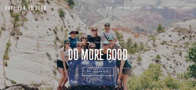 Have Fun Do Good: Group Travel Experiences Centered Around Good